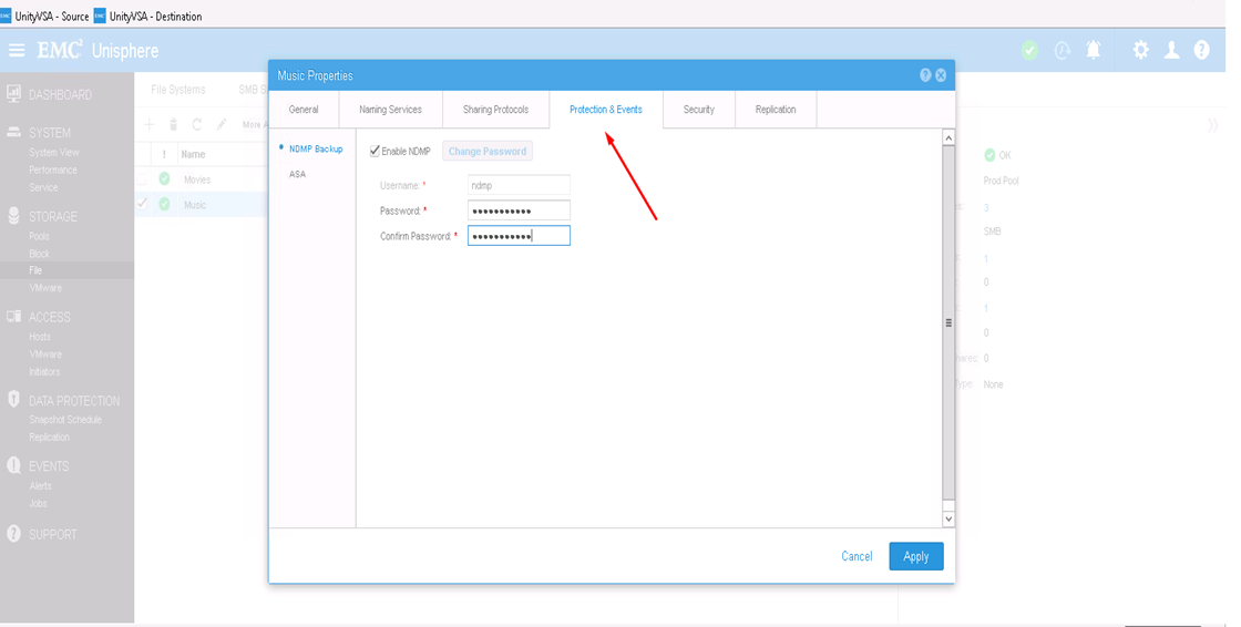 Dell Emc Unity How To Enable And Configure Ndmp [user Correctable] Dell Us