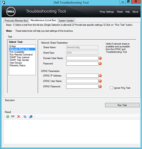 Dell EMC systems management troubleshooting tool for network devices ...