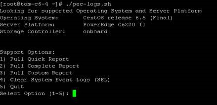 How To Run Pec-logs on a Dell CloudEdge System | Dell Guam