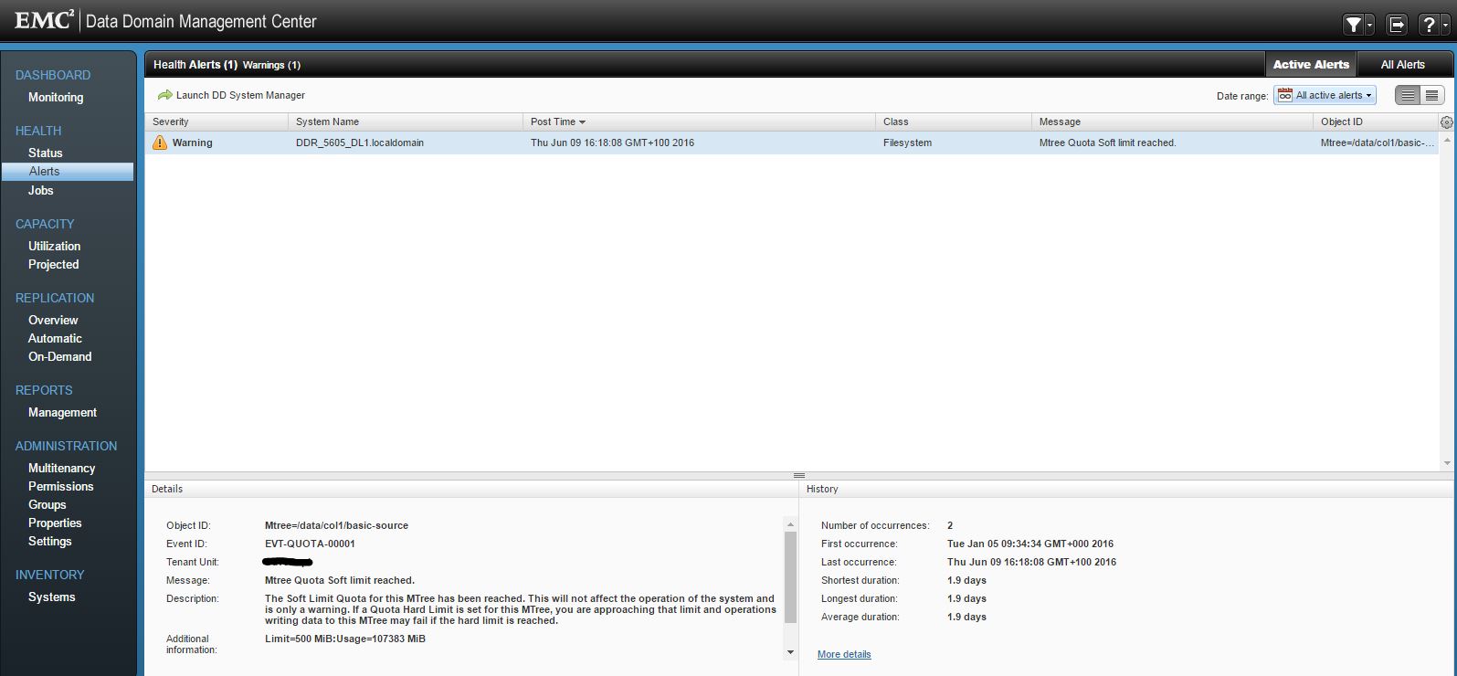 DataDomain alert emails not sent from DDMC | Dell US