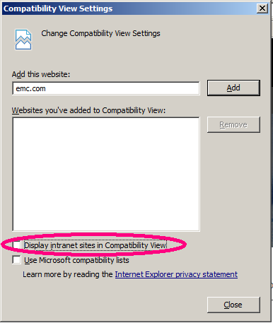 Data Domain: DDMC graphical interface shows a blank page when using ...