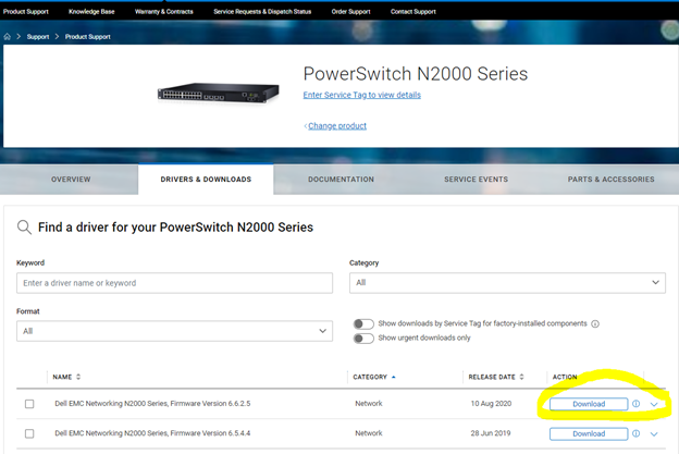 How to download the latest Firmware from Dell Support Web site for Dell ...
