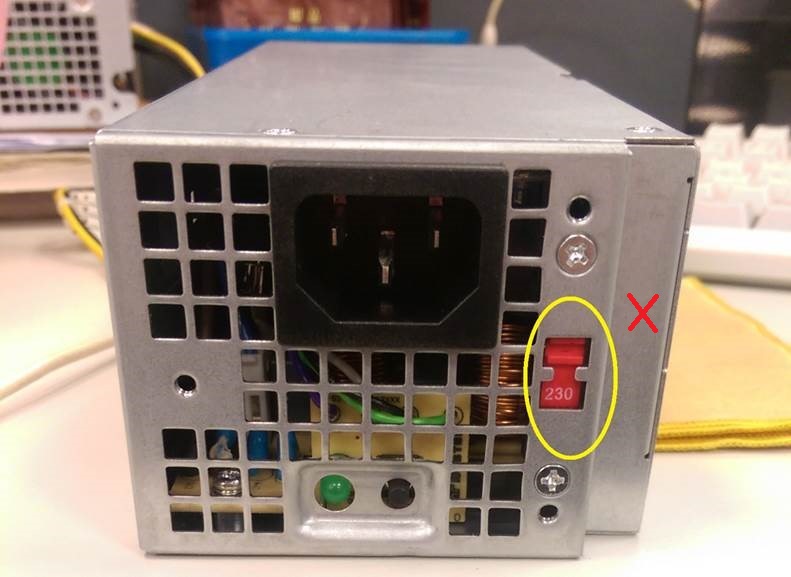 Pc Power Supply Wrong Voltage at David Killian blog