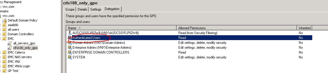 Dell EMC Unity: GPO policies are not enforced correctly | Dell US