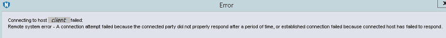 Networker When Attempting To Add New Clients To Networker The Following Error Is Produced A