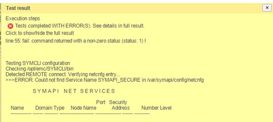 Cant Discover The Vmax Array Error Could Not Find The Service Name Symapixxxx In Varsymapi