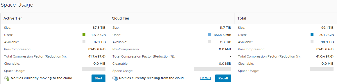 Avamar: Avamar Administrator GUI displays Data Domain total Capacity if ...