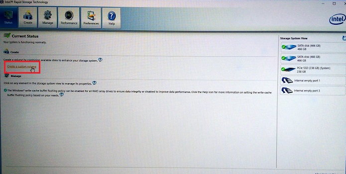 How to access the RAID controller setup in UEFI configured systems ...