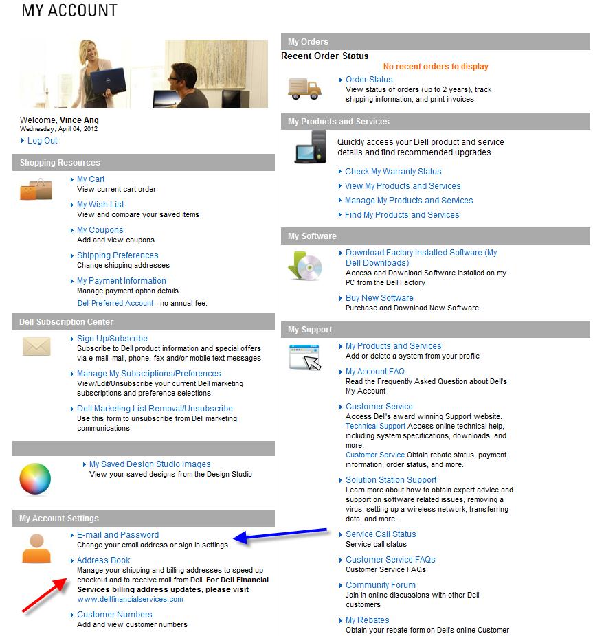 How to change the password under My Account on Dell website. | Dell US