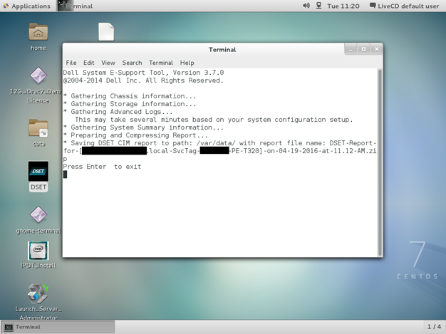 Procedimento para coleta de logs com a ferramenta DSET via Dell Support ...