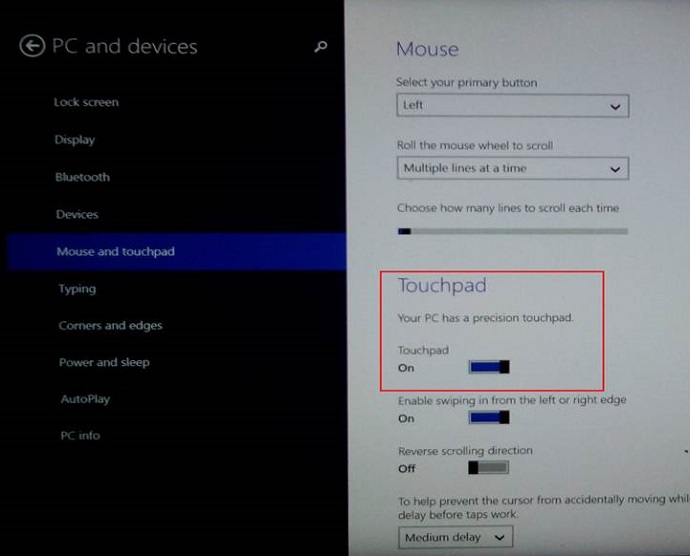 As etapas necessárias para desativar o touchpad no Windows 8.1 | Dell ...