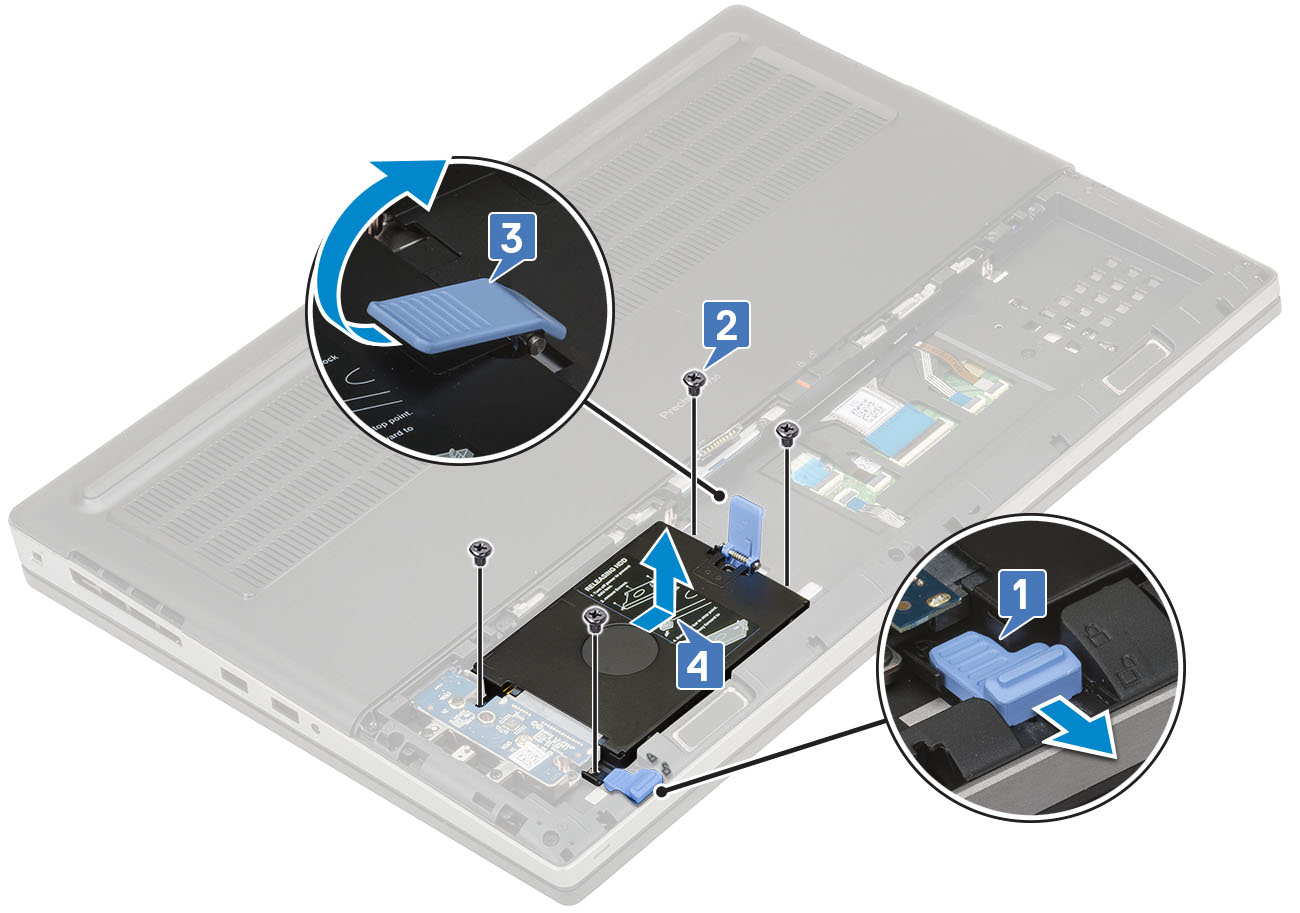 Precision 7730 Teardown removal guide for customer replaceable parts ...
