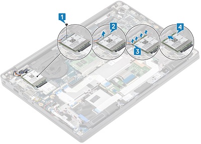 Latitude 7400 Teardown removal guide for customer replaceable units ...