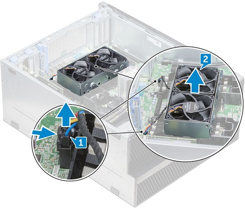 Precision Tower 7920 Teardown removal guide for customer replaceable ...