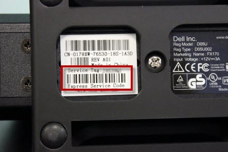 How to scan a Service Tag barcode | Dell India