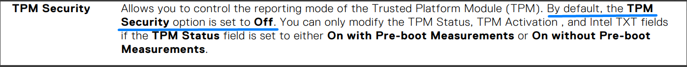 TPM platform: TPM shows version 'Not Available' and 'Date and Time ...