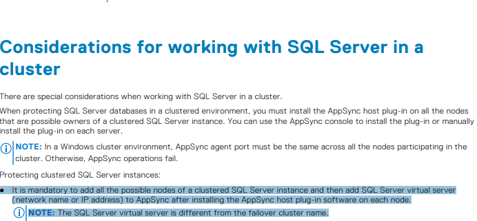 Appsync Clustered Sql Server Instances Are Not Showing Up In The Appsync Ui Under Copy 6808