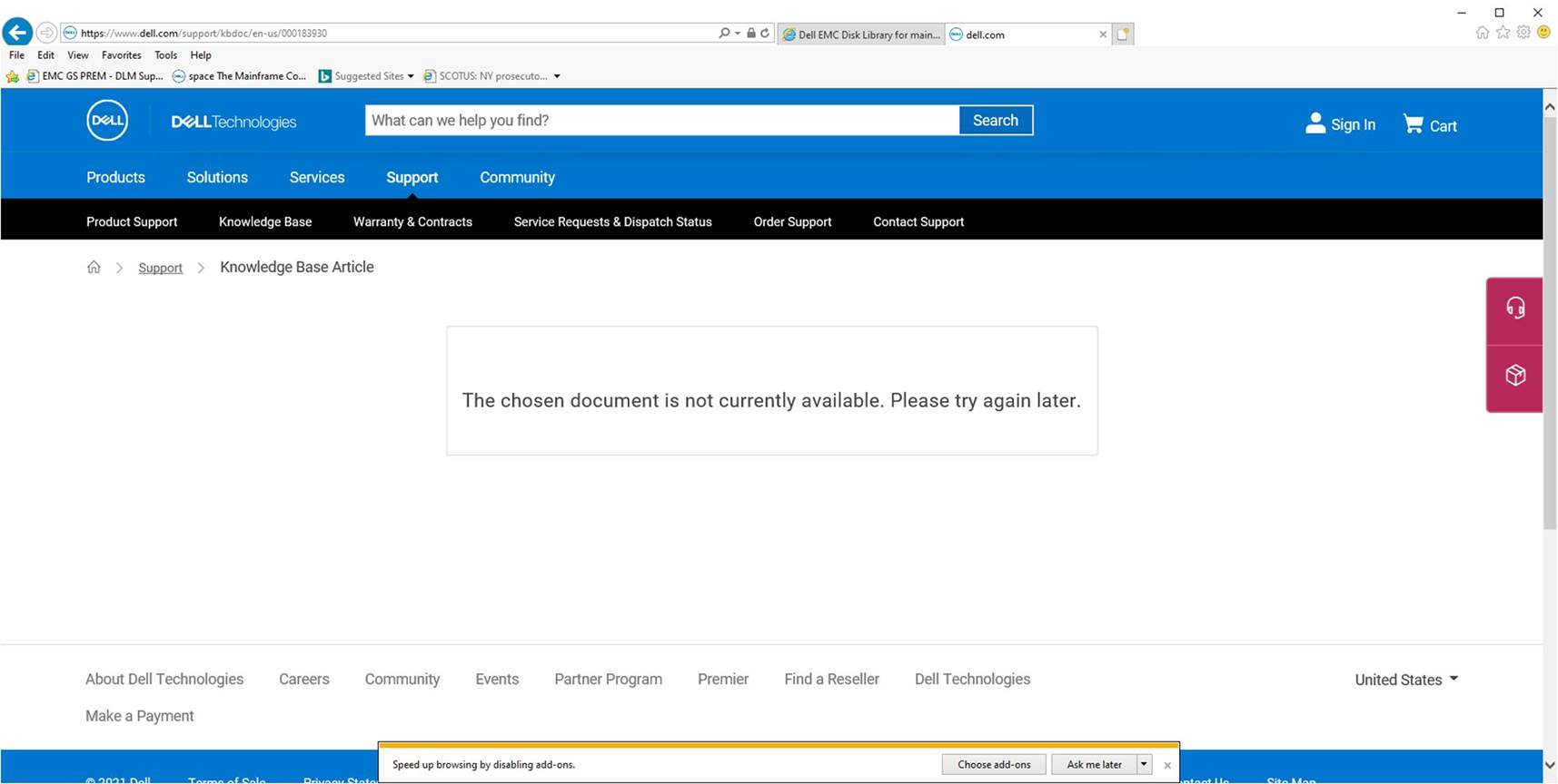 DLm and Data Domain performance degradation due to LACP bond failure in ...