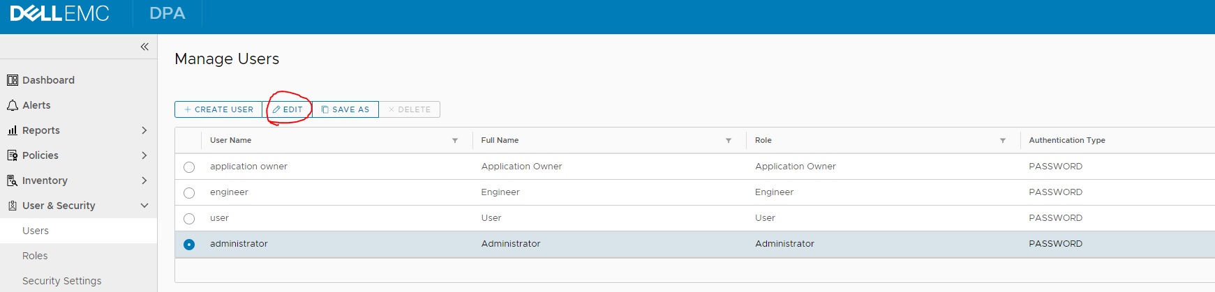 After logging into Data Protection Advisor (DPA), an Error 0 box pop up ...