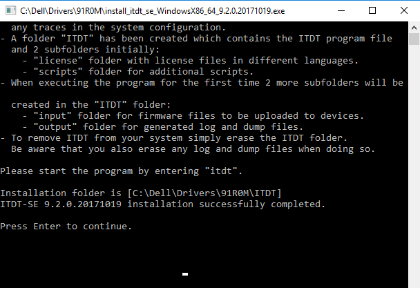 ITDT-SE CLI for Windows – Customer use of ITDT to update Tape Drives ...