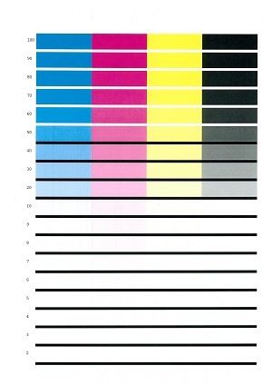 Impression de pages de test de qualité d’image depuis la Dell 3130cn ou ...