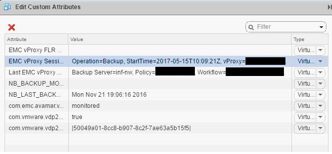 NetWorker: NVP - VProxy - Failed to lock Virtual Machine for backup: Another vProxy operation is ...