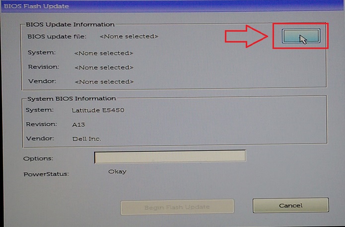 Flashing the BIOS from the F12 One-Time Boot Menu | Dell US
