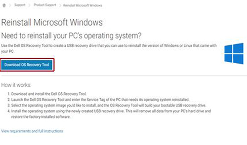 Restore your system using Dell SupportAssist OS Recovery | Dell US