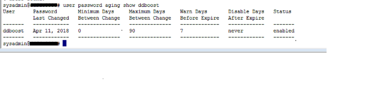 Data Domain: DDBoost user shows locked status | Dell US