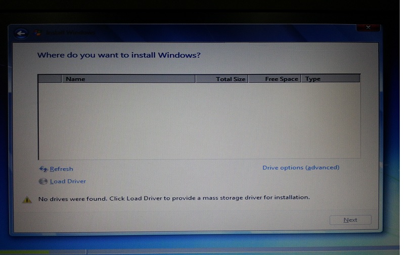 인텔 스마트 응답 기술 Windows 설치 중 드라이브가 감지되지 않음 Dell 대한민국