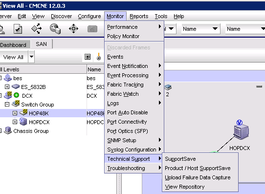 Connectrix: How to collect Brocade SupportSave logs using CMCNE, CLI and Brocade USB. | Dell US