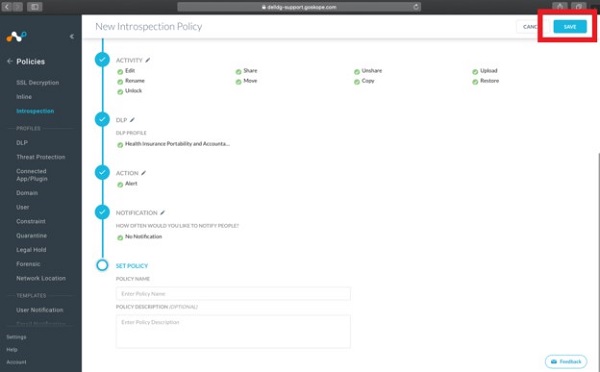 How to Configure a Netskope API Data Protection Policy | Dell Canada