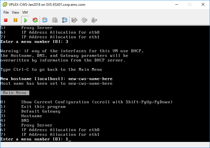 VPLEX: How to change a Cluster Witness Server hostname | Dell Nicaragua
