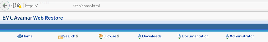 Avamar Server: Unable to access the Avamar Administrator via the DTLT ...