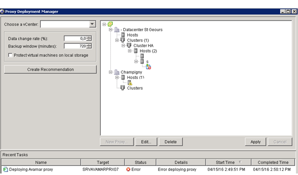 Avamar: Deploying proxies using Proxy Deployment Manager fails, "Error deploying proxy" | Dell US