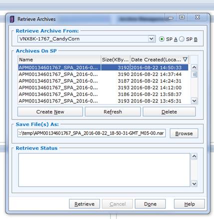 VNX: How to Enable and Retrieve NAR Files in the Unisphere GUI (User ...