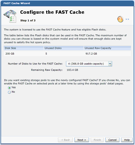VNXe2 Series: How to expand or shrink the FAST Cache in VNXe3200 ...
