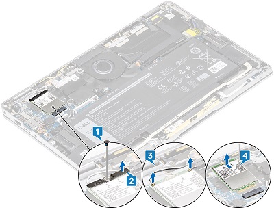 Latitude 7400 2-in-1: Teardown removal guide for customer replaceable ...