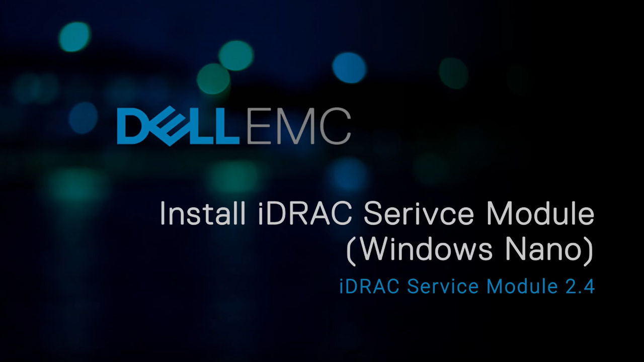 Support for Dell EMC iDRAC Service Module | Dell United Arab Emirates
