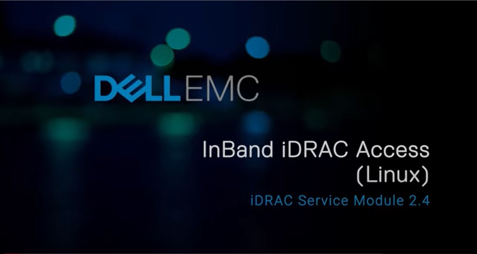 Support for Dell EMC iDRAC Service Module | Dell United Arab Emirates