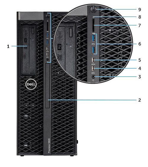 Precision Tower 5820: Visual guide to your Computer | Dell US