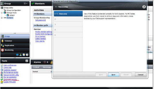 How to gather Diagnostic Reports on Dell EqualLogic | Dell US