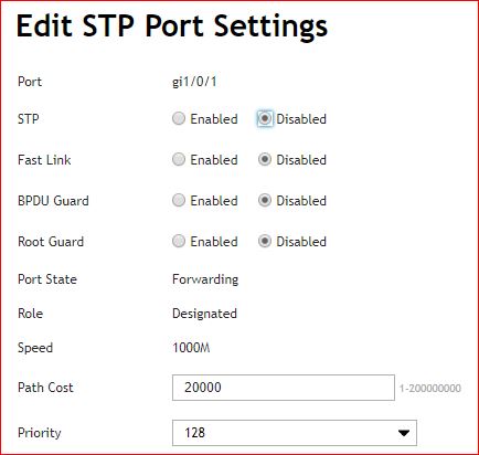 How to Disable STP and RSTP on Individual Interfaces in Dell EMC ...