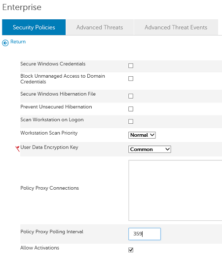 How To Modify Policies on the Dell Data Protection Server | Dell US