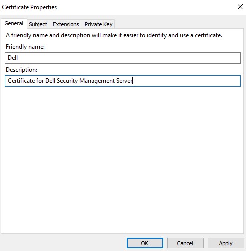 How to Create a Domain or Third-Party Certificate for Dell Data ...