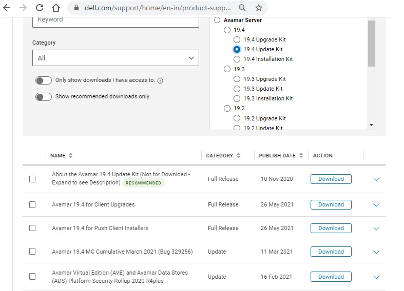 How to install an Avamar .avp hotfix using Avamar Installer (AVI) | Dell US