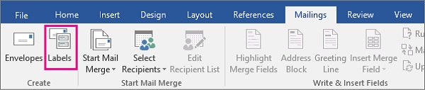 Create Return Address Labels In Microsoft Word Dell US