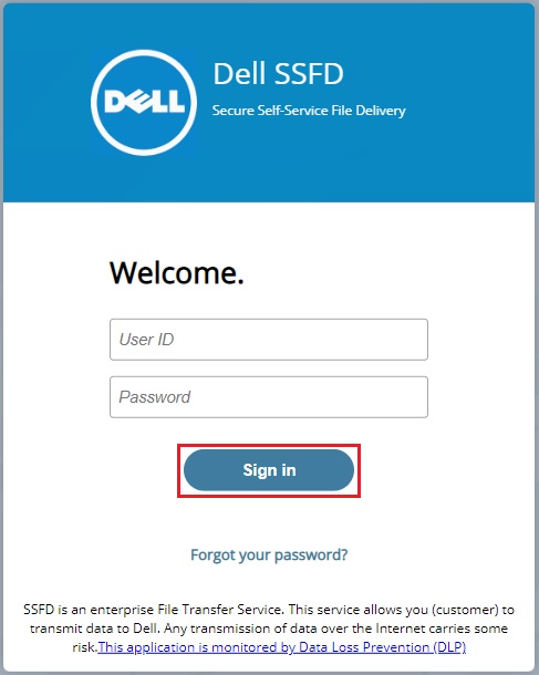 How to use Secure Self-Service File Delivery (SSFD) | Dell US