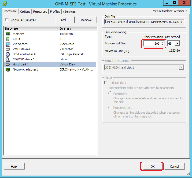 How to Expand the Database and Disk Size on Dell EMC OpenManage Network ...