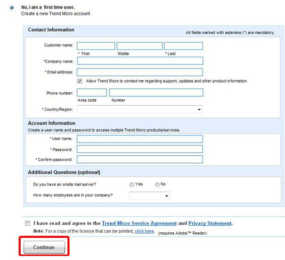 Trend Micro: Activation (Trend Worry Free Business Security Service 3.5 ...